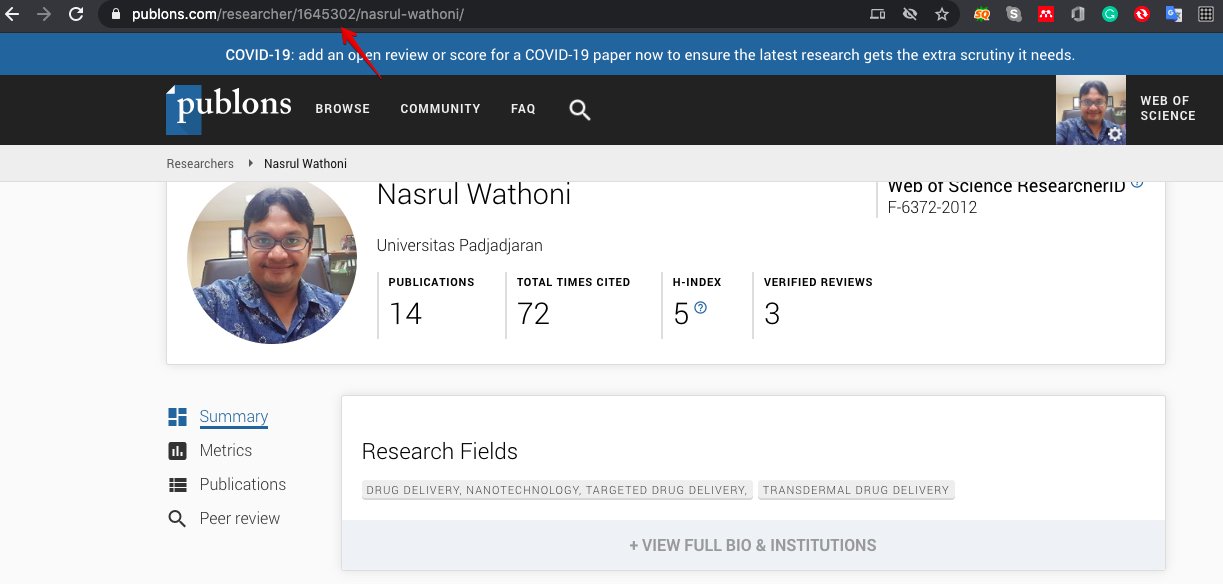 Cara Update Publon ID dan Garuda ID di Profil Author Sinta – Catatan ...